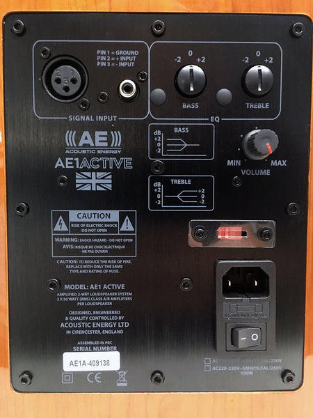 Acoustic Energy AE1 Active Bookshelf Speakers – HCM Audio