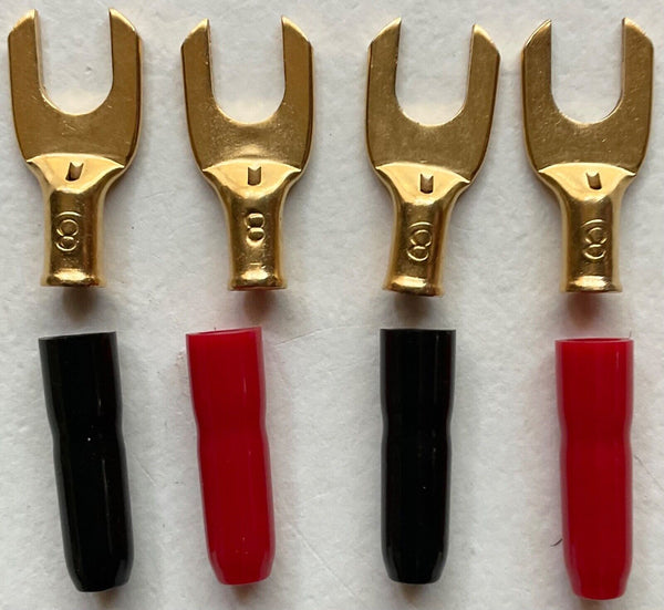 Burndy 5/16” Gold Spade Lugs – HCM Audio